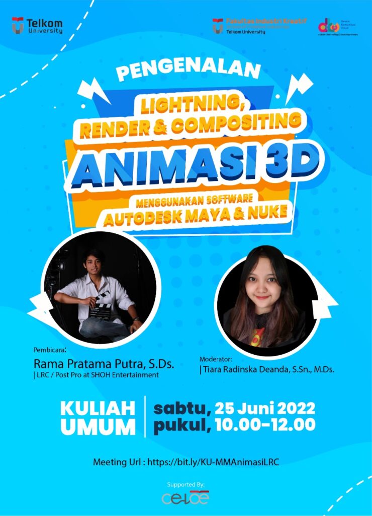 Kuliah Umum : Pengenalan Lighting, Render & Compositing Animasi 3D Menggunakan Software Maya ...